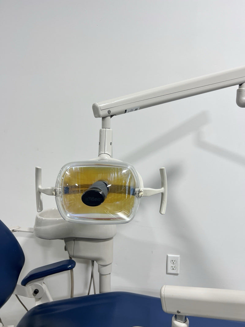 ADEC 1221 Dental Chair, Radius Delivery w/Cuspidor, Asst’s Pkg & Light ...