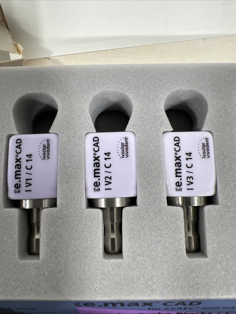 Ivoclar IPS e.max CAD C14 Blocks Impulse Starter Kit 5 Pack– HUBdental.com