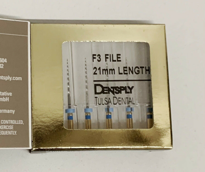 Protaper Rotary Files 21 mm F3 Dentsply Tulsa Endodontics Endo 6/bx ...